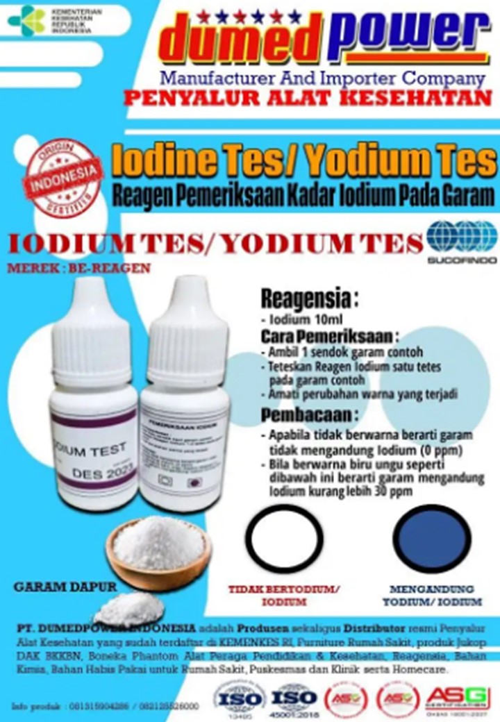 E-Katalog Produk Yodium Tes/ Iodium Tes Garam Dapur Konsumsi Beryodium ...